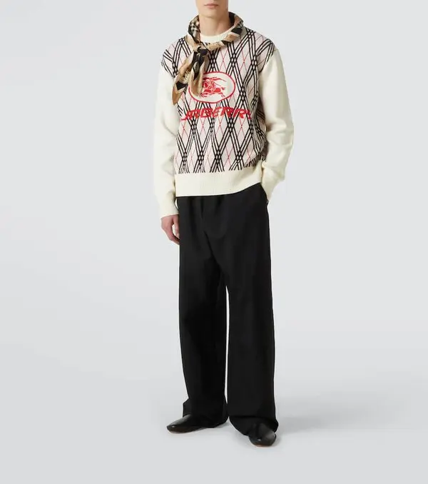 Burberry Argyle Jacquard Sweater