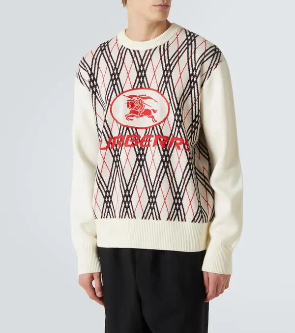 Burberry Argyle Jacquard Sweater