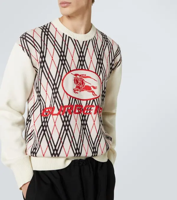Burberry Argyle Jacquard Sweater
