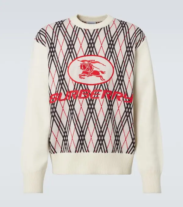 Burberry Argyle Jacquard Sweater