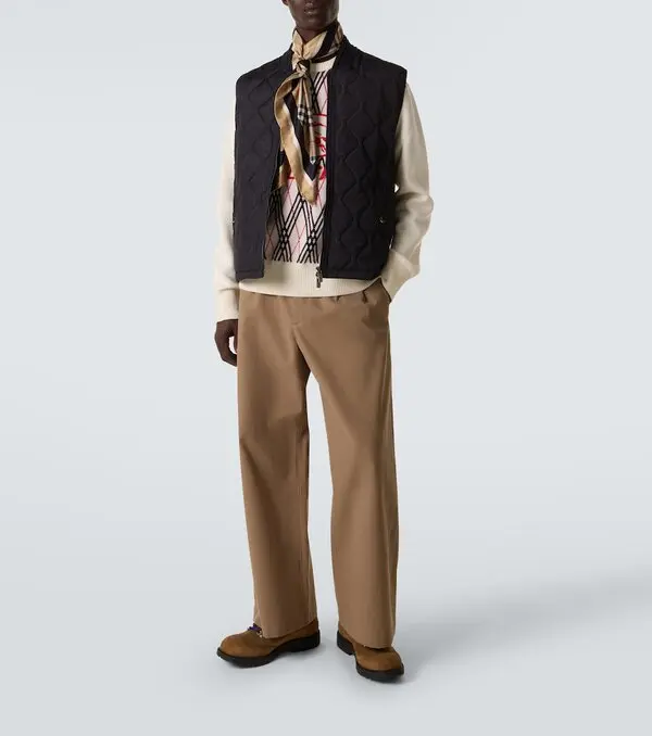Burberry Argyle Jacquard Sweater