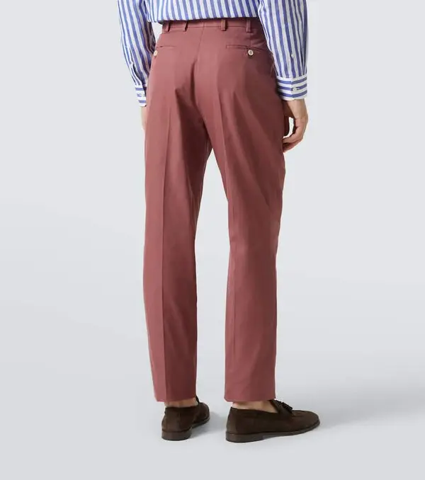 Dunhill Cotton Straight Trousers