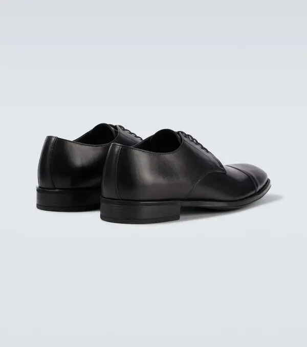 Canali Leather Derby Shoes
