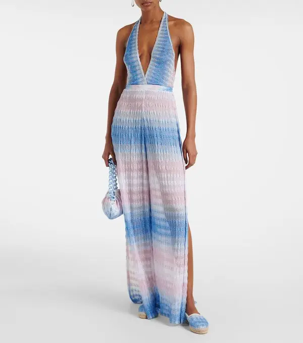 Missoni Zigzag Ombré Lamé Jumpsuit