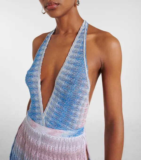 Missoni Zigzag Ombré Lamé Jumpsuit