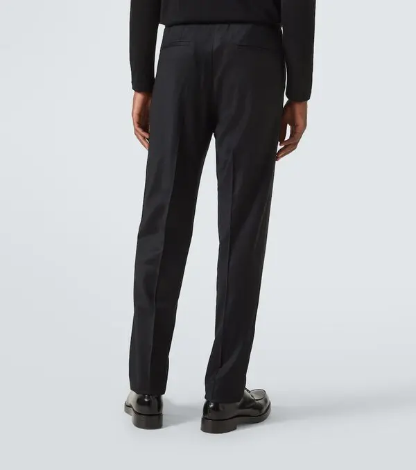LARDINI Wool And Cashmere Blend Trousers
