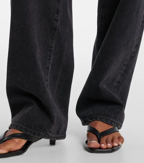 SLVRLAKE Tess Long High-rise Barrel-leg Jeans