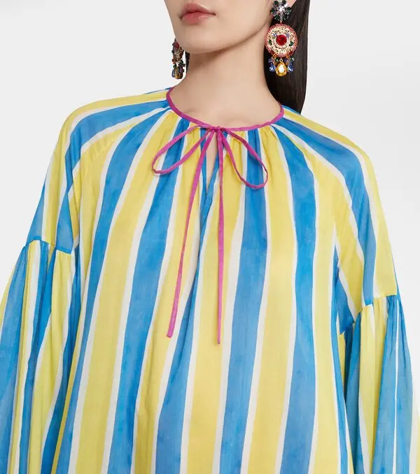 Dolce & Gabbana Striped Cotton Kaftan