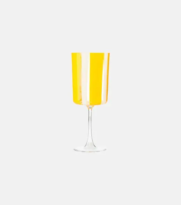Dolce & Gabbana Taormina Wine Glass - Yellow