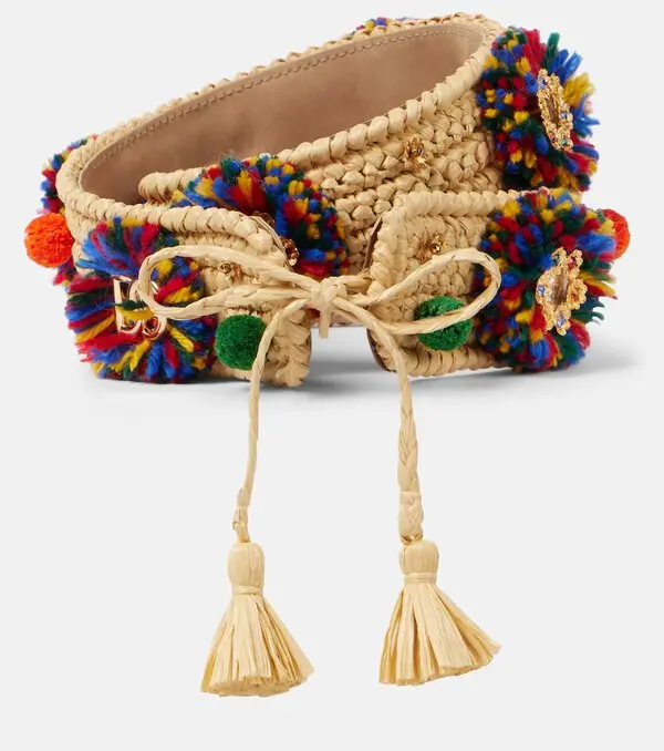 Dolce & Gabbana Leather Waist Belt - Neutrals