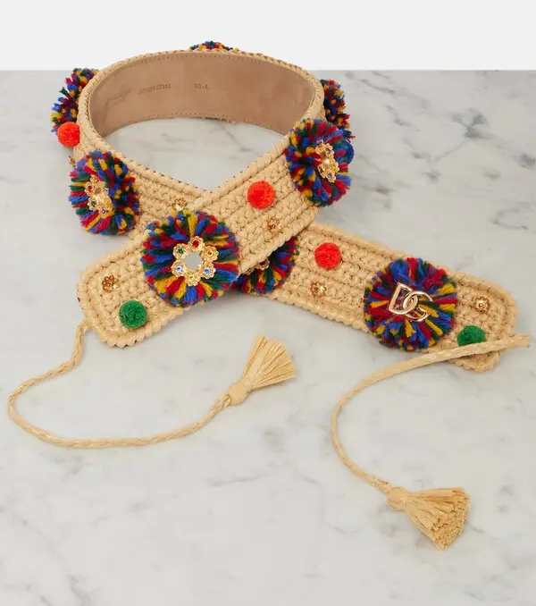 Dolce & Gabbana Leather Waist Belt
