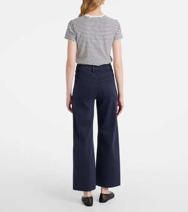 FRAME Anchor High-rise Wide-leg Jeans
