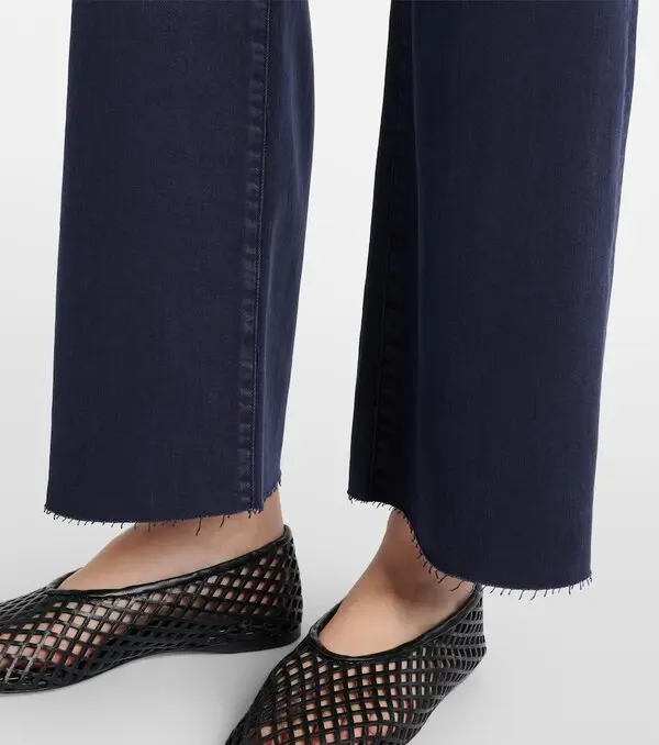 FRAME Anchor High-rise Wide-leg Jeans