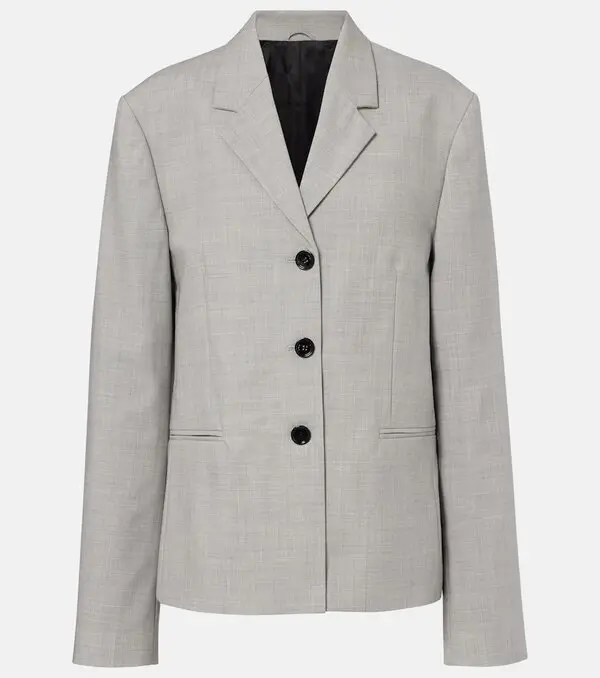 TOTEME Wool Blazer - Grey