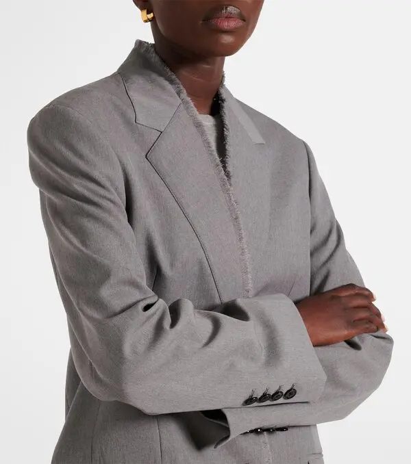 TOTEME Wool Blazer - Grey