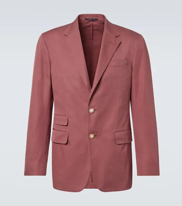 Dunhill Cavendish Cotton Blazer - Red