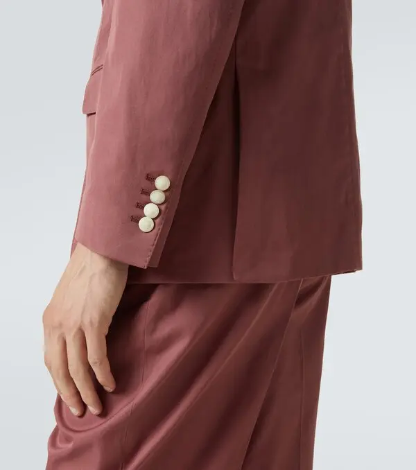 Dunhill Cavendish Cotton Blazer - Red