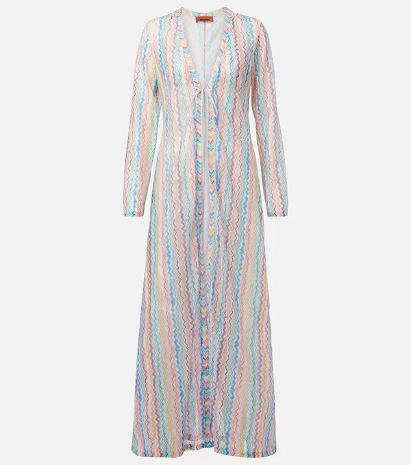 Missoni Zigzag Semi-sheer Beach Cover-up - Multicoloured
