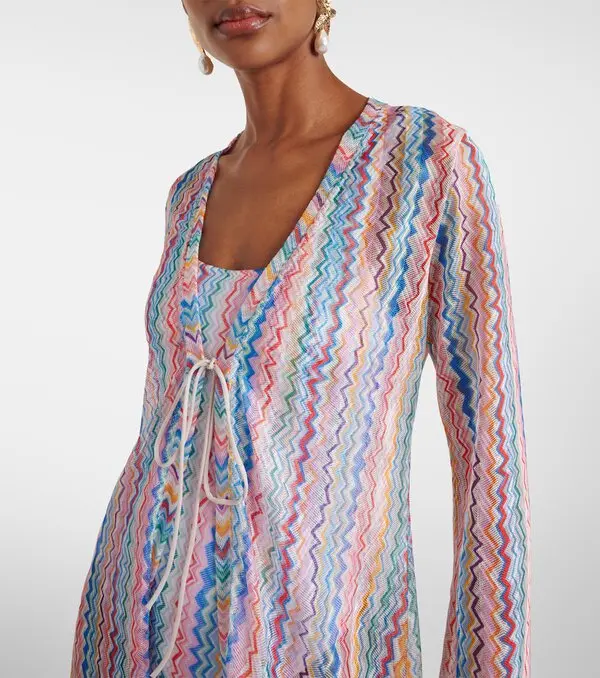 Missoni Zigzag Semi-sheer Beach Cover-up