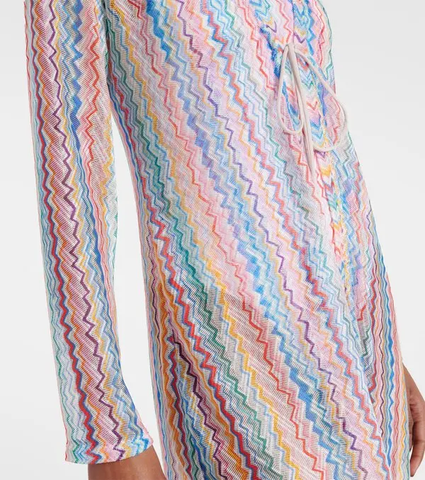 Missoni Zigzag Semi-sheer Beach Cover-up