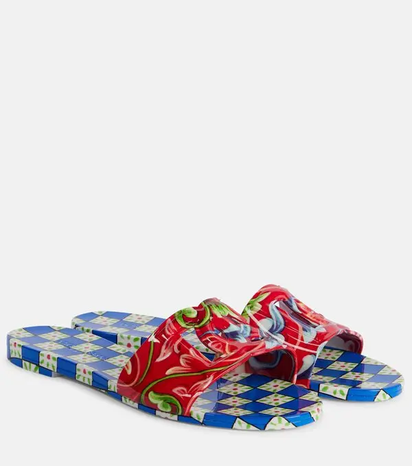 Dolce & Gabbana Rubber Slides - Multicoloured