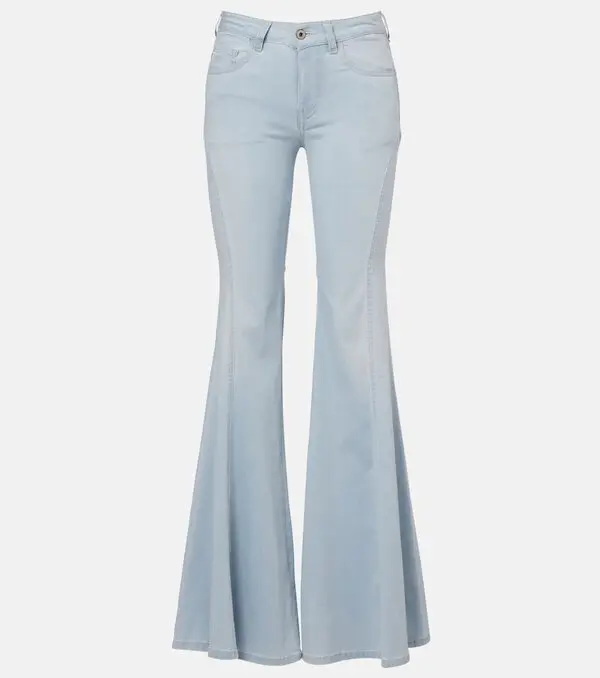 Ag Ibiza High-rise Flared Jeans - Blue
