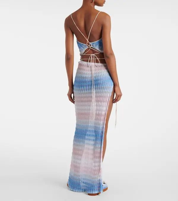 Missoni Gradient Wrap Skirt - Pink