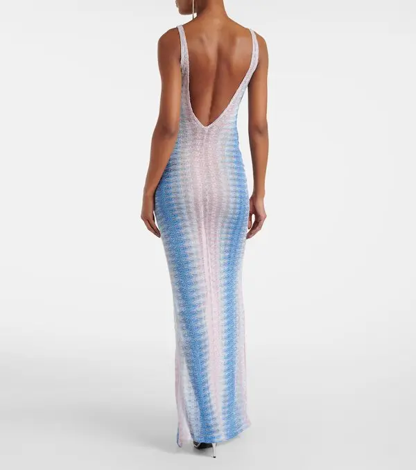 Missoni Zigzag Ombré Lamé Maxi Dress