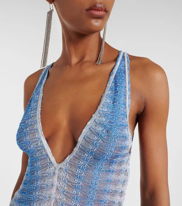 Missoni Zigzag Ombré Lamé Maxi Dress