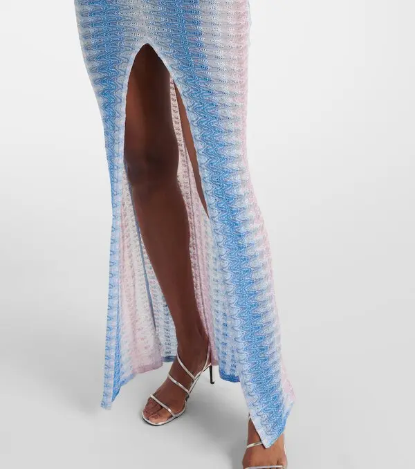 Missoni Zigzag Ombré Lamé Maxi Dress