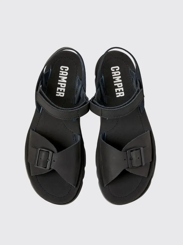 Camper Heeled Sandals - Black