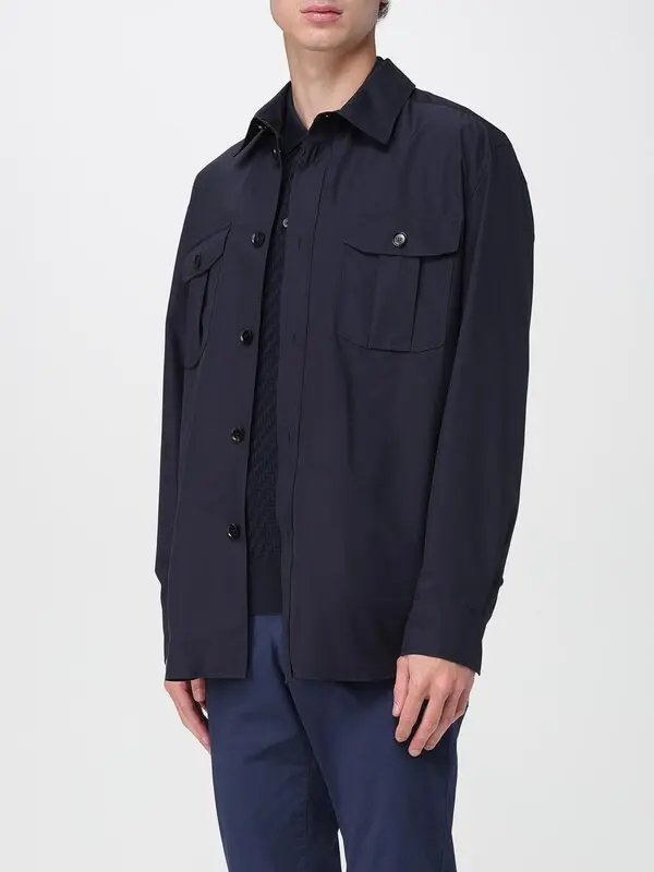 Brioni Button-up Shirt With Dual Chest Pockets