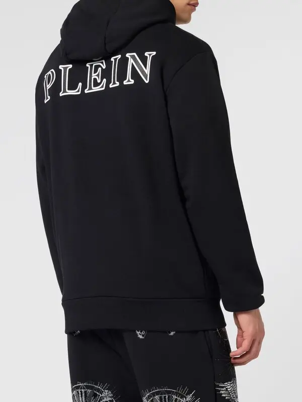 Philipp Plein Cotton Hoodie With Logo