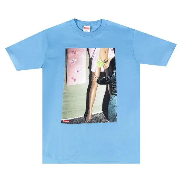 Supreme Model Tee 'light Slate - Blue