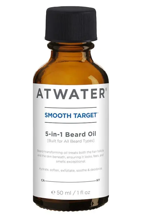 ATWATER Smooth Target 5-in-1 Beard Oil - No Color