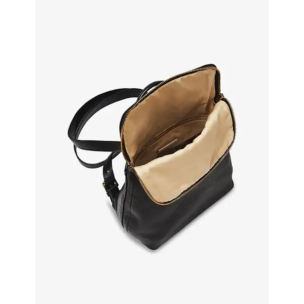 Whistles Verity Mini Leather Backpack - Black