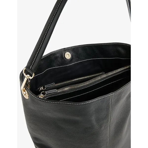 Whistles Leather Tote Bag - Black
