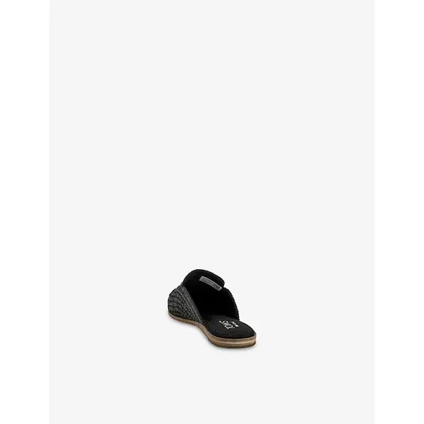 Toms Jade Raffia Mules