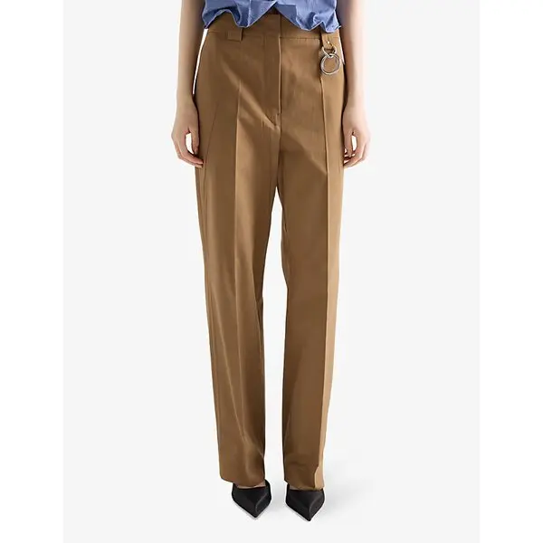 Prada Tailored Straight-leg Cotton Trousers