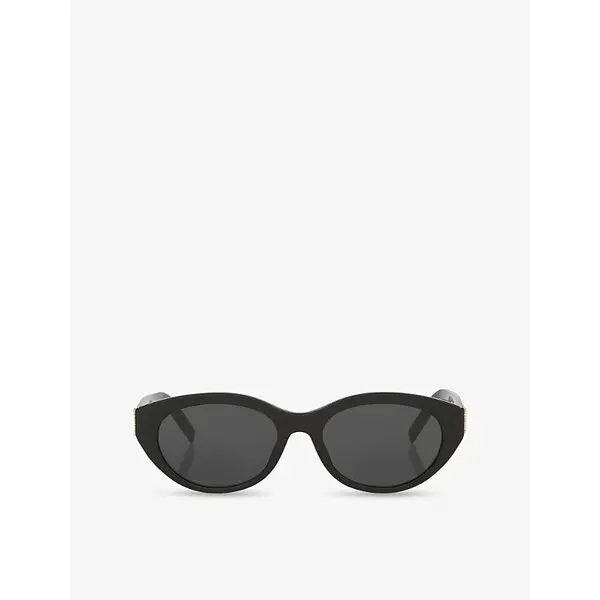Saint Laurent Cat Eye-frame Acetate Sunglasses - Black