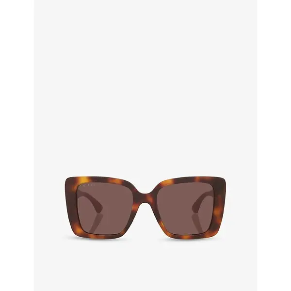 Gucci Gg1861s Square-frame Sunglasses - Brown