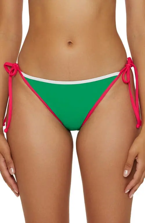 BECCA By Rebecca Virtue Side Tie Bikini Bottoms - Shamrock