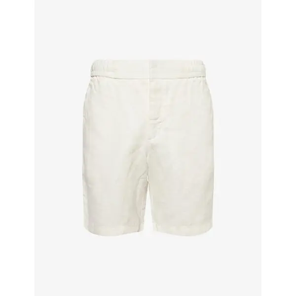Orlebar Brown Regular-fit Cornell Linen Shorts - Sandbar