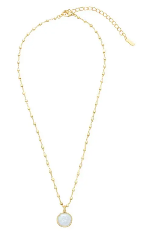 ST. MORAN Freshwater Pearl Pendant Necklace - White