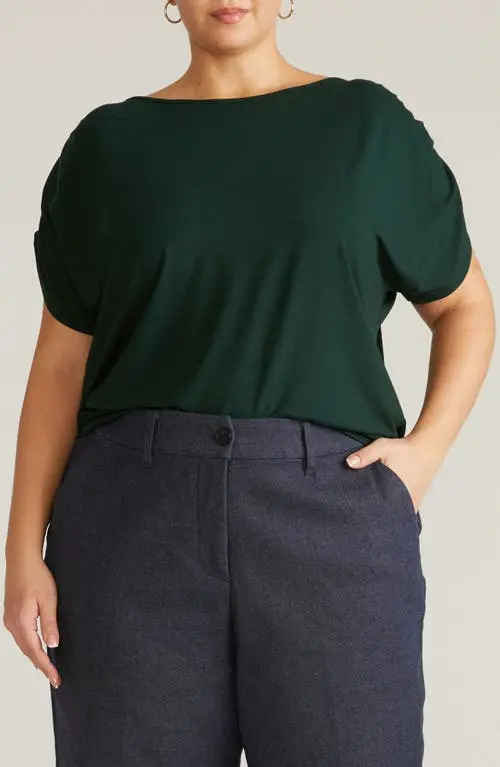 Universal Standard Helena Divine Jersey Top - Scarab