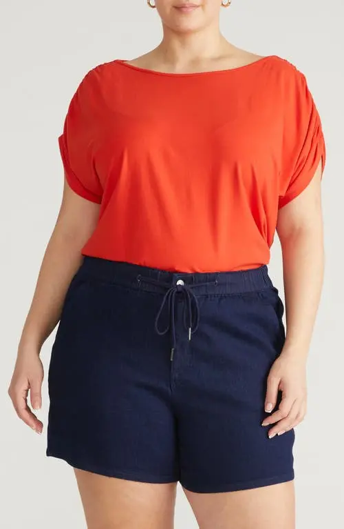 Universal Standard Helena Divine Jersey Top - Shoreline Sunset