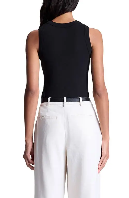 A.L.C. Hadley Cotton Tank - Black