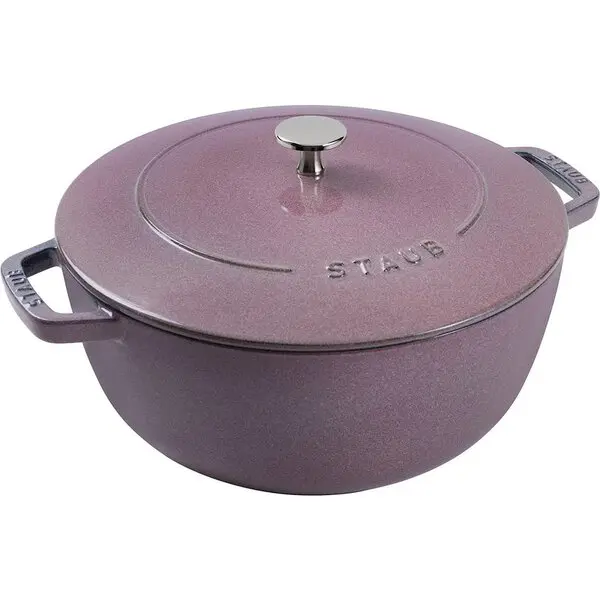 STAUB 5-quart Enameled Cast Iron Cocotte - Lilac