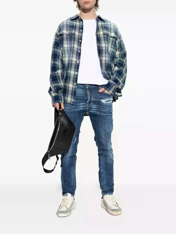 Dsquared2 Logo-tag Jeans - Blue