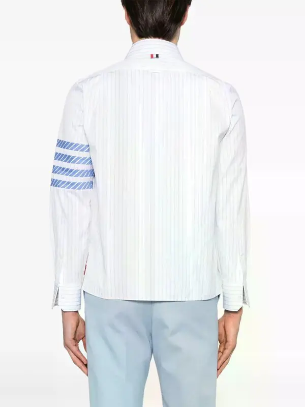 Thom Browne Striped 4-bar Shirt